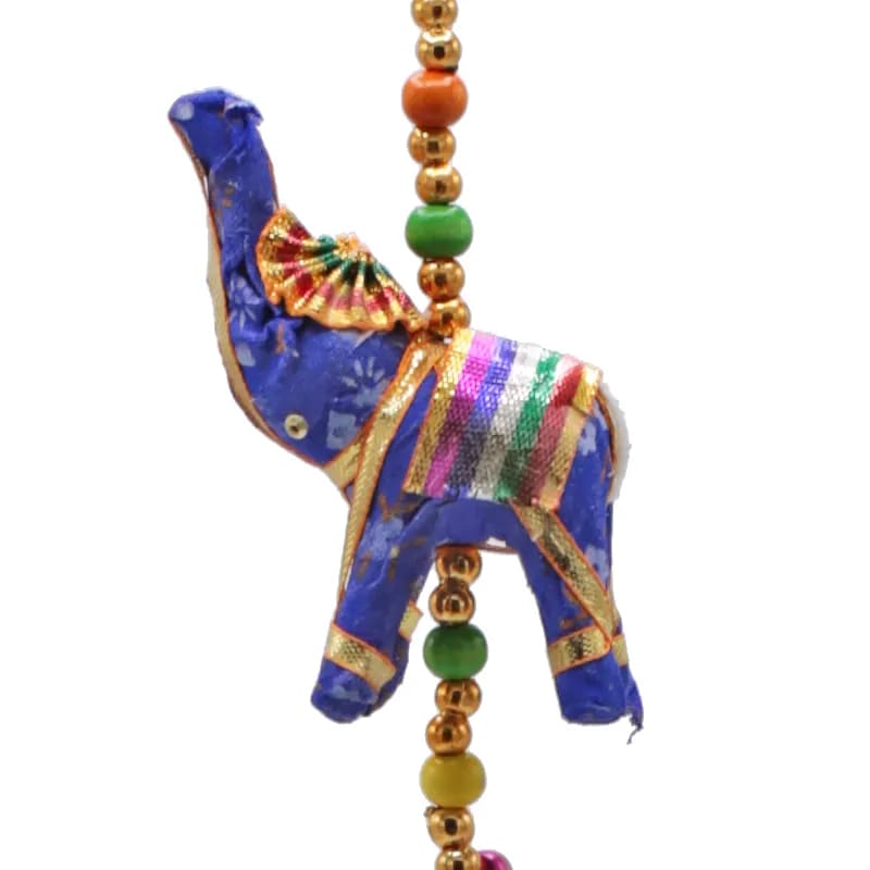 Decoratieve slinger met Olifantjes en belletje - Het Gouden Tijdperk